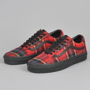 Vans | Shoes | Vans Old Skool Plaid Mix Red | Poshmark